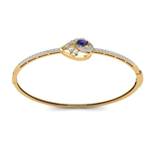 Diamond Ladies Color Stone Bracelet